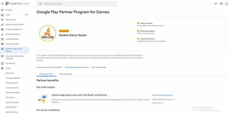 Rocket Games Studio trở thành thành viên Google Play Partner Program ...
