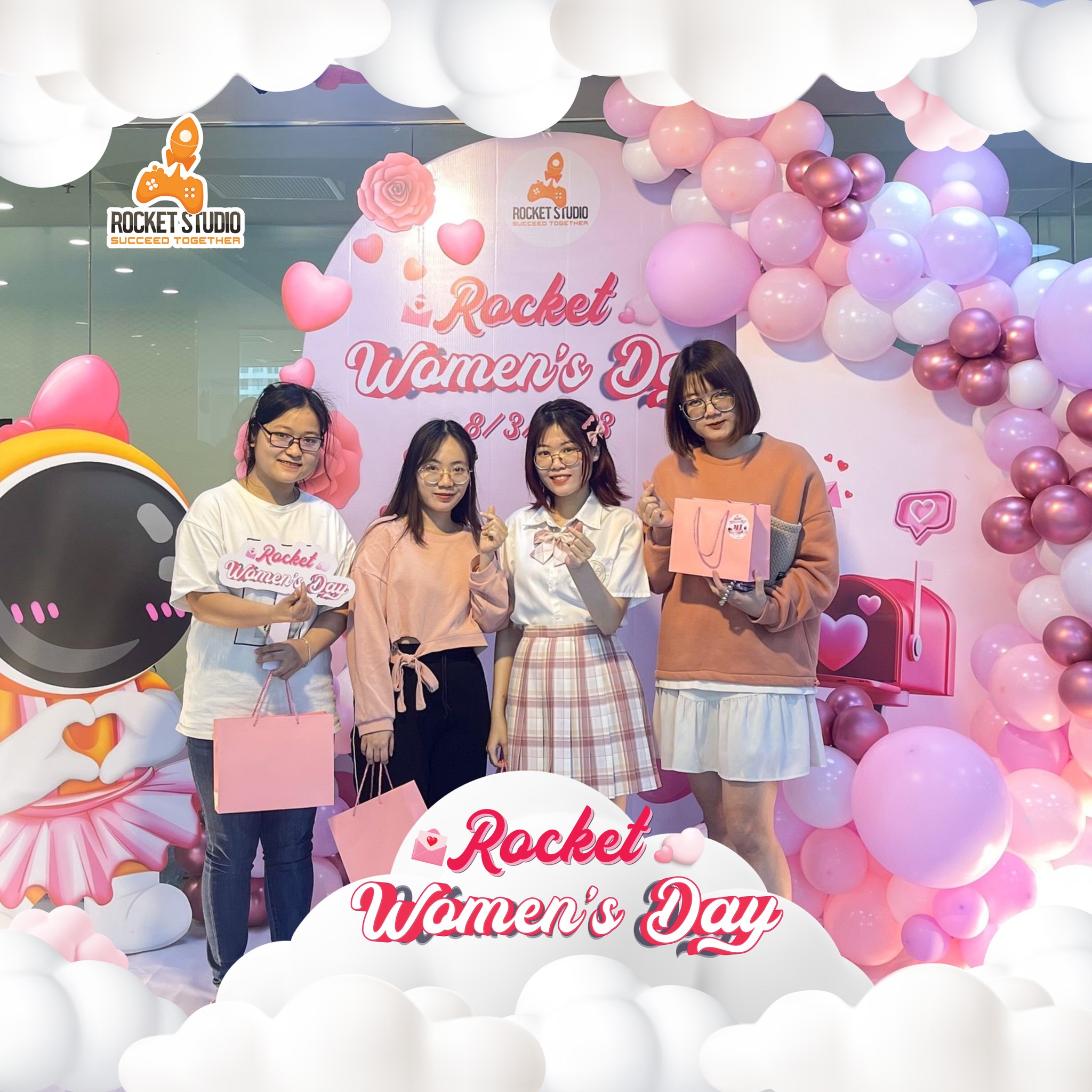 [𝐑𝐎𝐂𝐊𝐄𝐓’𝐒 𝐃𝐀𝐘] 𝐇𝐀𝐏𝐏𝐘 𝐈𝐍𝐓𝐄𝐑𝐍𝐀𝐓𝐈𝐎𝐍𝐀𝐋 𝐖𝐎𝐌𝐄𝐍’𝐒 𝐃𝐀𝐘 𝟖/𝟑 – Rocket Studio